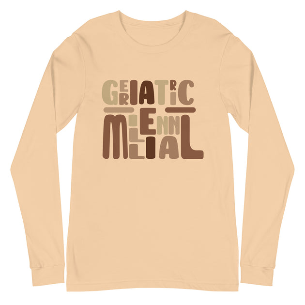 Geriatric Millennial Lettering – Black Millennial Cafe